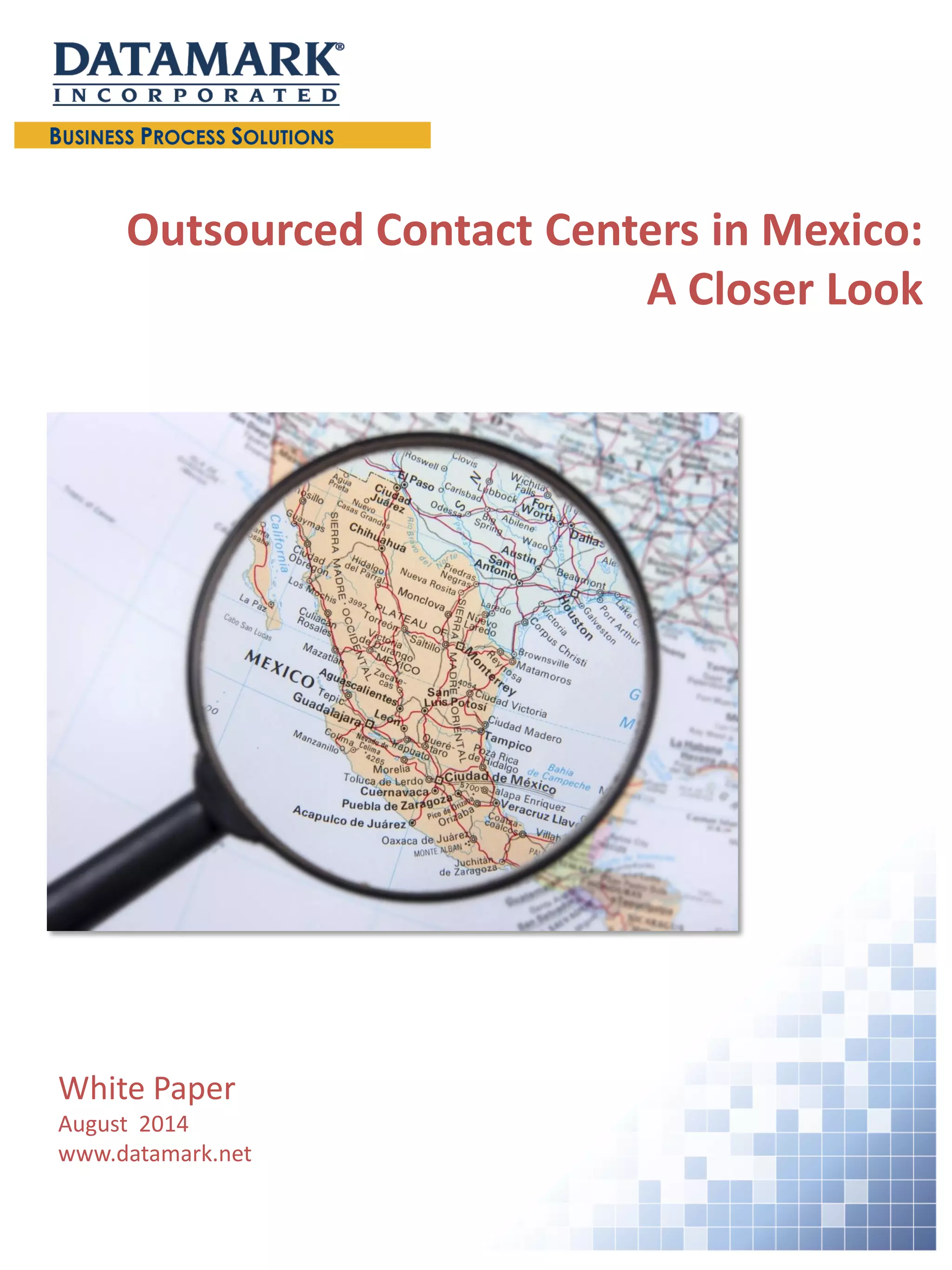 Outsourced Contact Centers in Mexico: A Closer Look | PDF