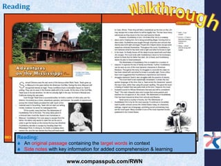 Reading the World Now- Reading Activites for English Language Learners ...