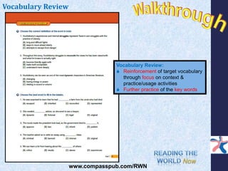 Reading the World Now- Reading Activites for English Language Learners ...