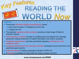 Reading the World Now- Reading Activites for English Language Learners ...