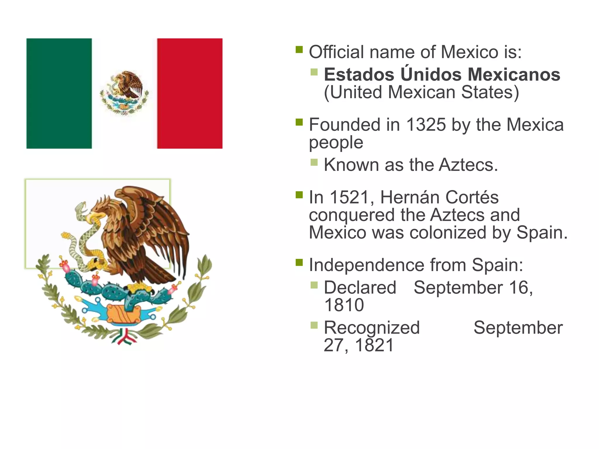 Mexico complete for presentation | PPTX