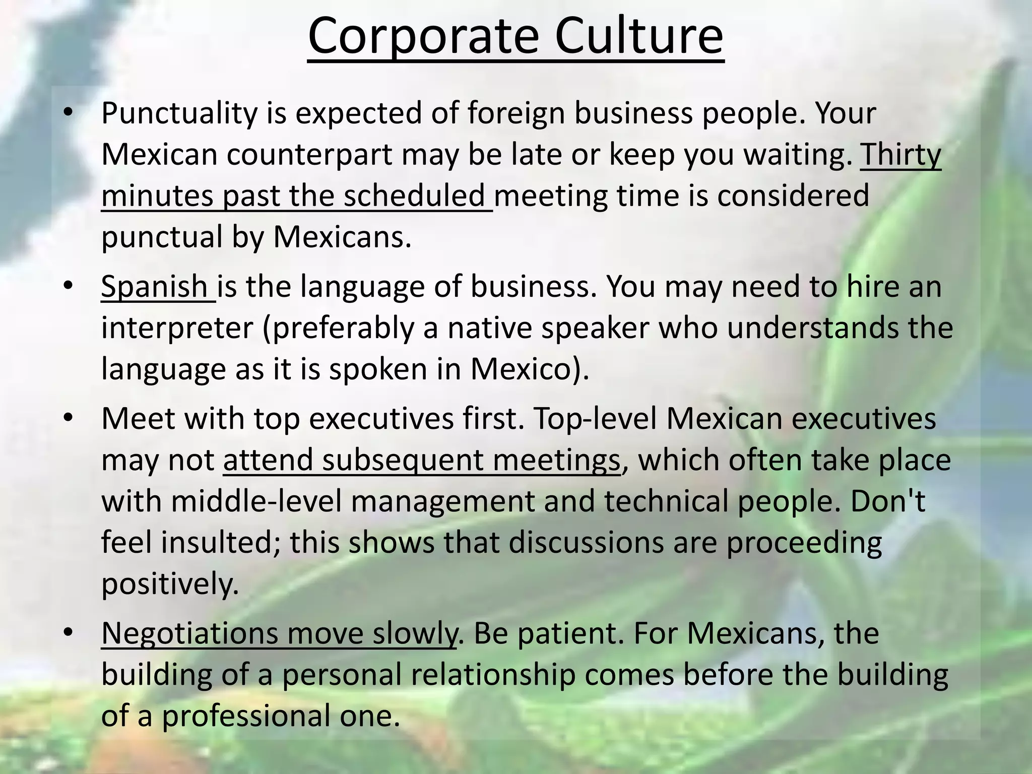 Mexico complete for presentation | PPTX