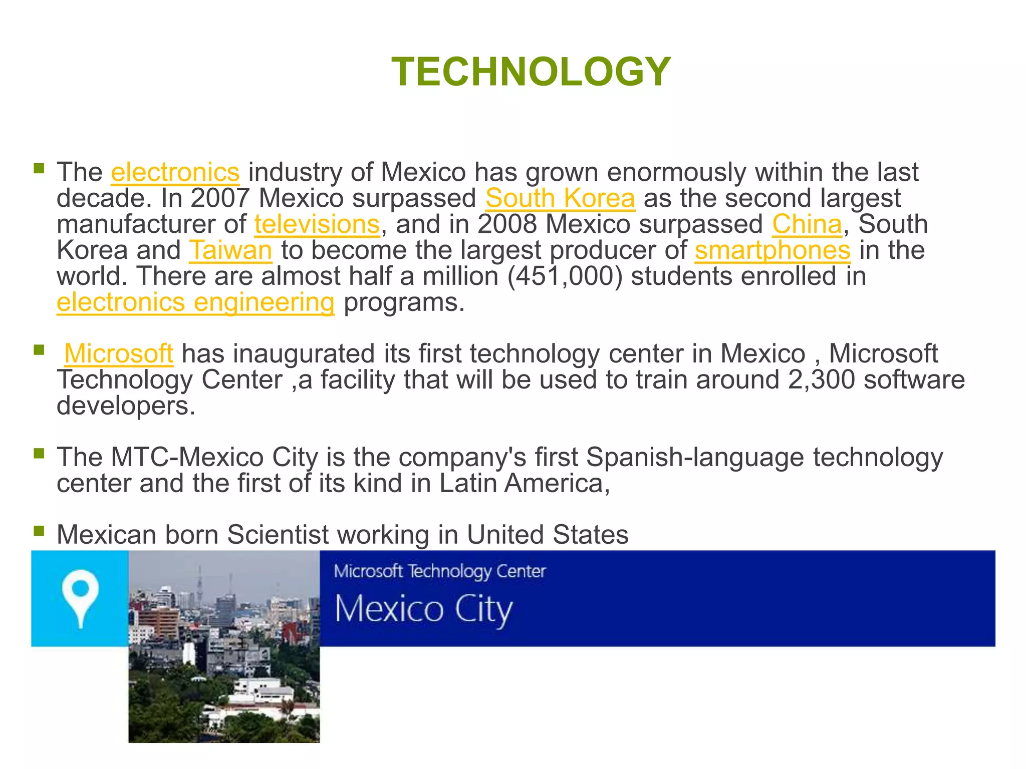 Mexico complete for presentation | PPTX