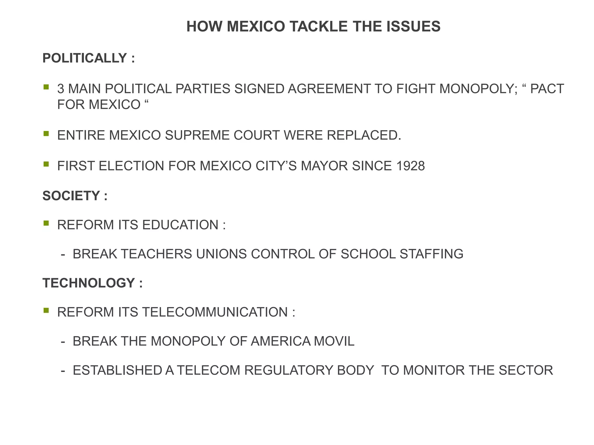 Mexico complete for presentation | PPTX
