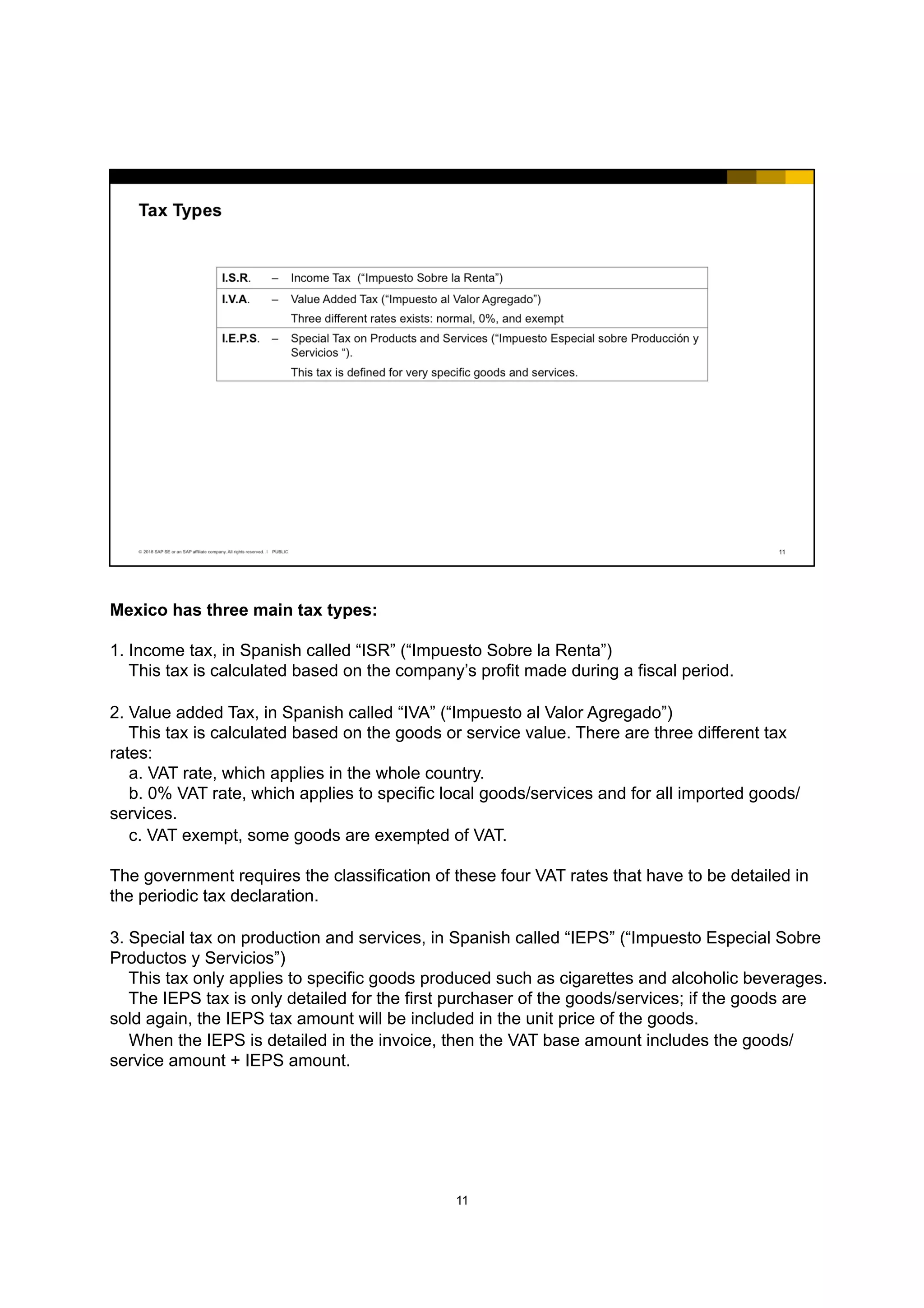 Mexico SAP country version s4hana | PDF | Business Accounting & Finance ...