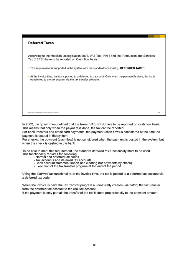 Mexico SAP country version s4hana | PDF | Business Accounting & Finance ...