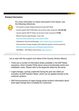 Mexico SAP country version s4hana | PDF