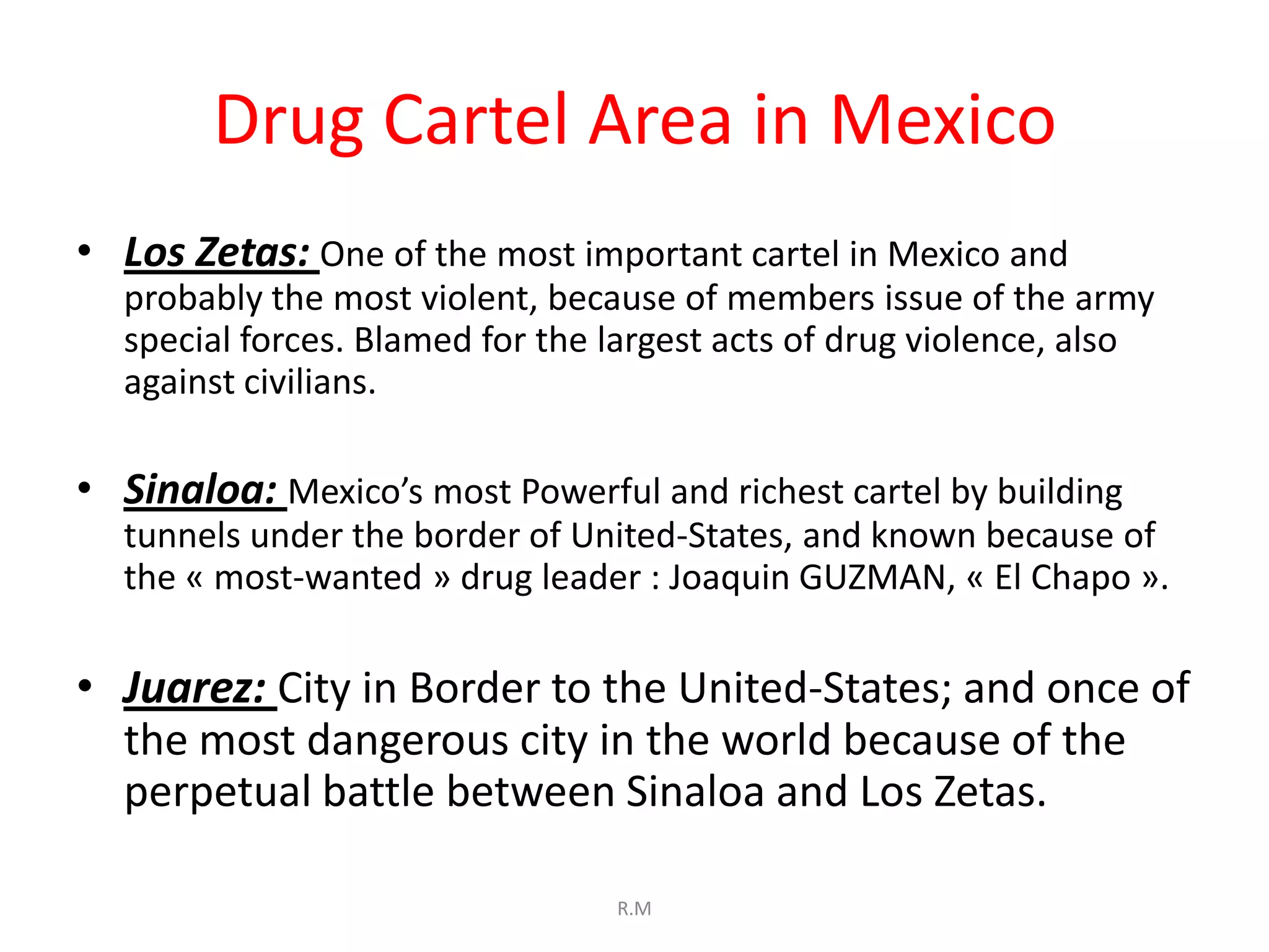 Mexico drug war | PPTX