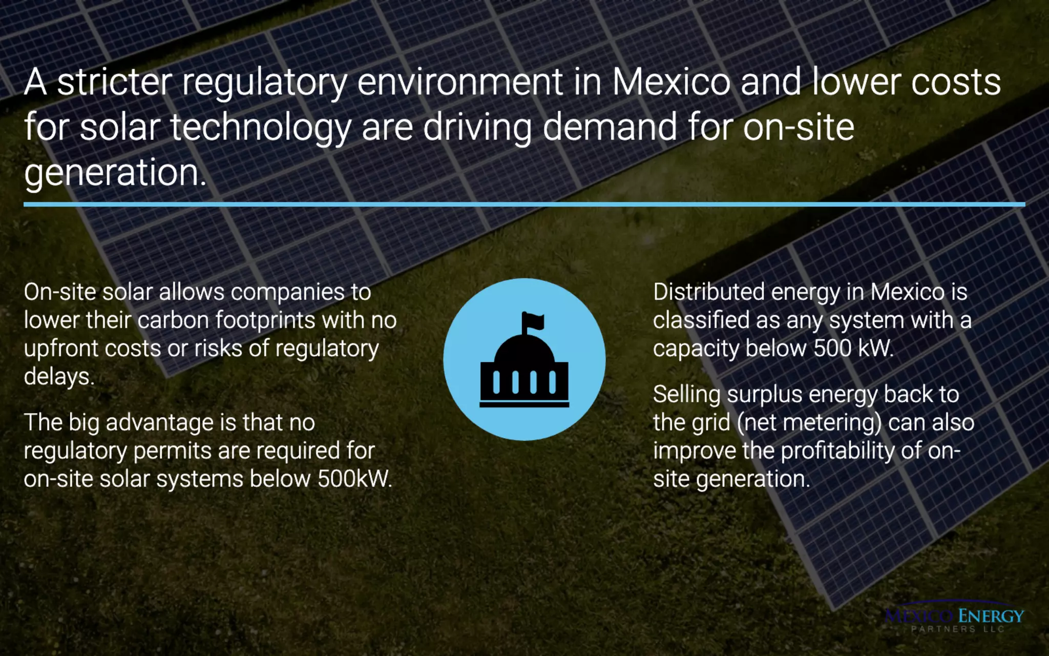 Mexico Energy Partners: On-site Solar Generation in Mexico | PDF