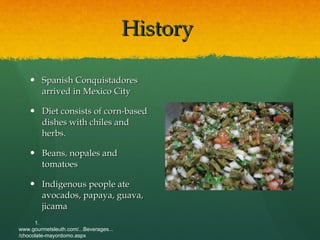 Mexico food and beverage | PPT | Food & Drink