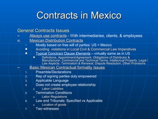 Mexico Market Realities & Sales Channel Strategies | PPT
