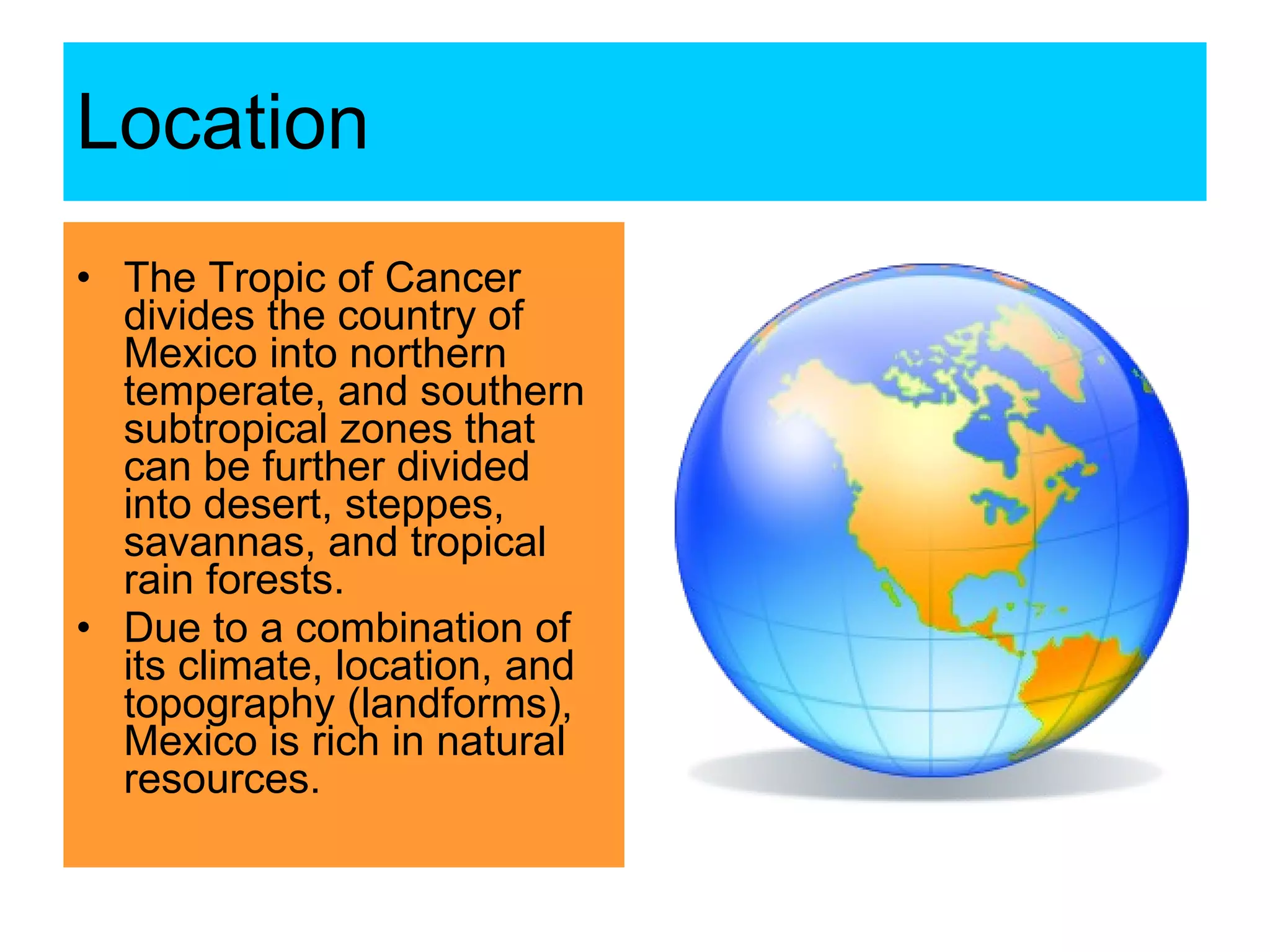 Mexico’s natural resources | PPT