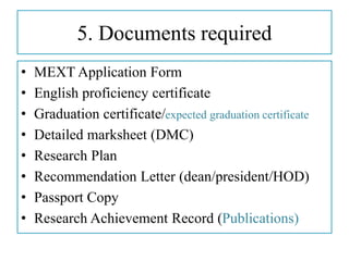 MEXT Scholarship Guide.pptx