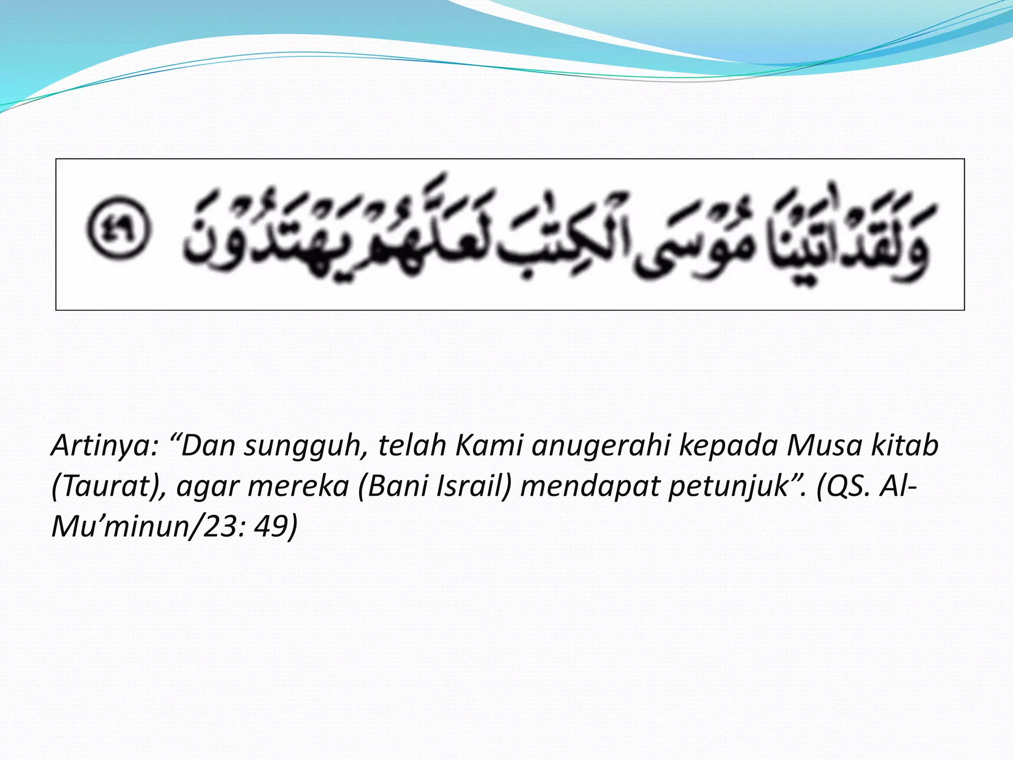 Meyakini kitab kitab allah swt, mencintai al-qur’an | PPTX