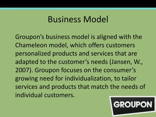 Groupon Business Model Analysis | PPT | Internet | Computing