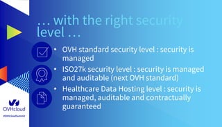 OVHcloud solutions for Healthcare | PPT