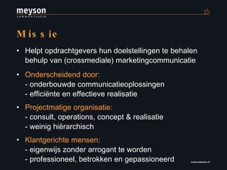 Meyson communicatie | PPT