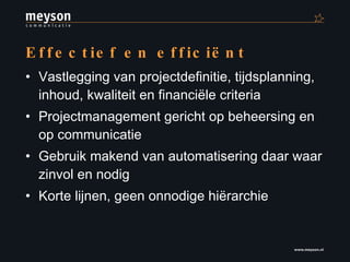 Meyson communicatie | PPT