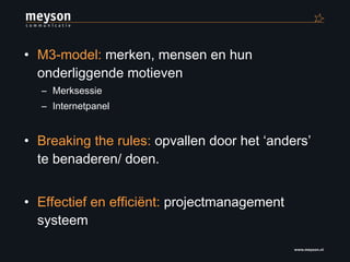Meyson communicatie | PPT