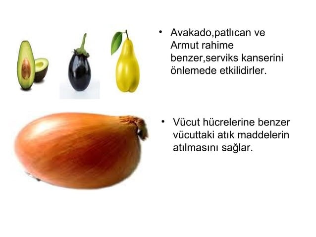 Meyvalar ve vücut tipleri | PPT