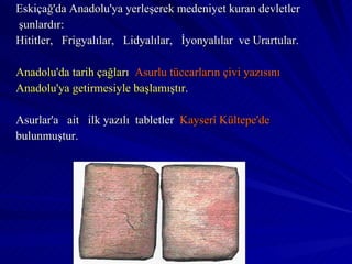 Mezapotamya Ve Anadolu Uygarlığı | PPT