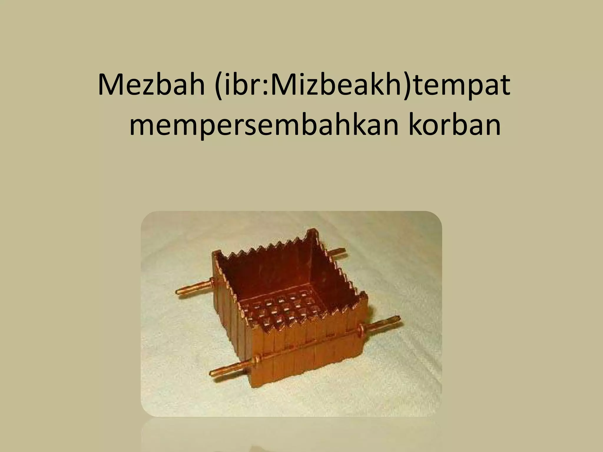 Membangun Mezbah Doa | PPTX