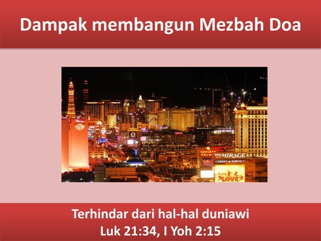 Membangun Mezbah Doa | PPT