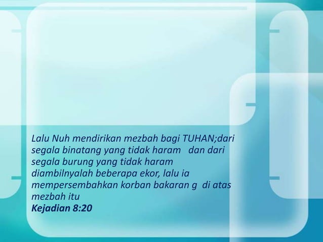 Membangun Mezbah Doa | PPT