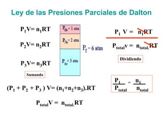 Mezcla de gases y cinetica de los gases | PDF