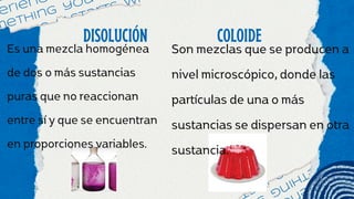 Qué son las mezclas, tipos de mezclas y los métodos de separación que ...
