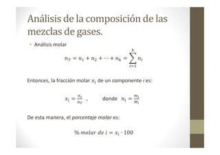 Mezclas de gases ideales | PDF
