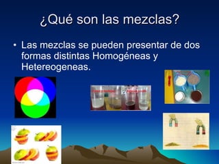 Mezclas y soluciones | PPT