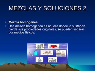 Mezclas y soluciones | PPT