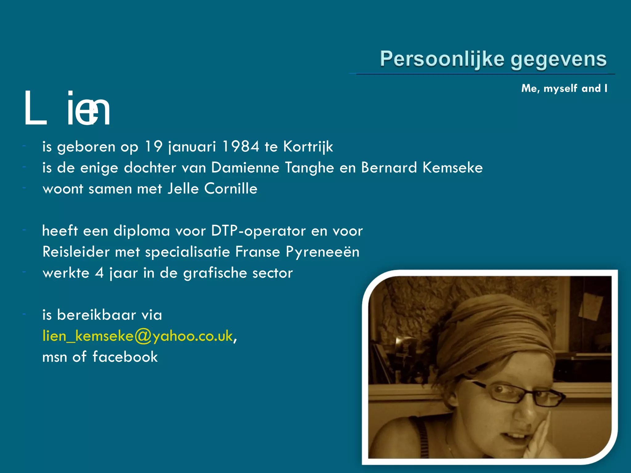 Me, Myself and I | PPT