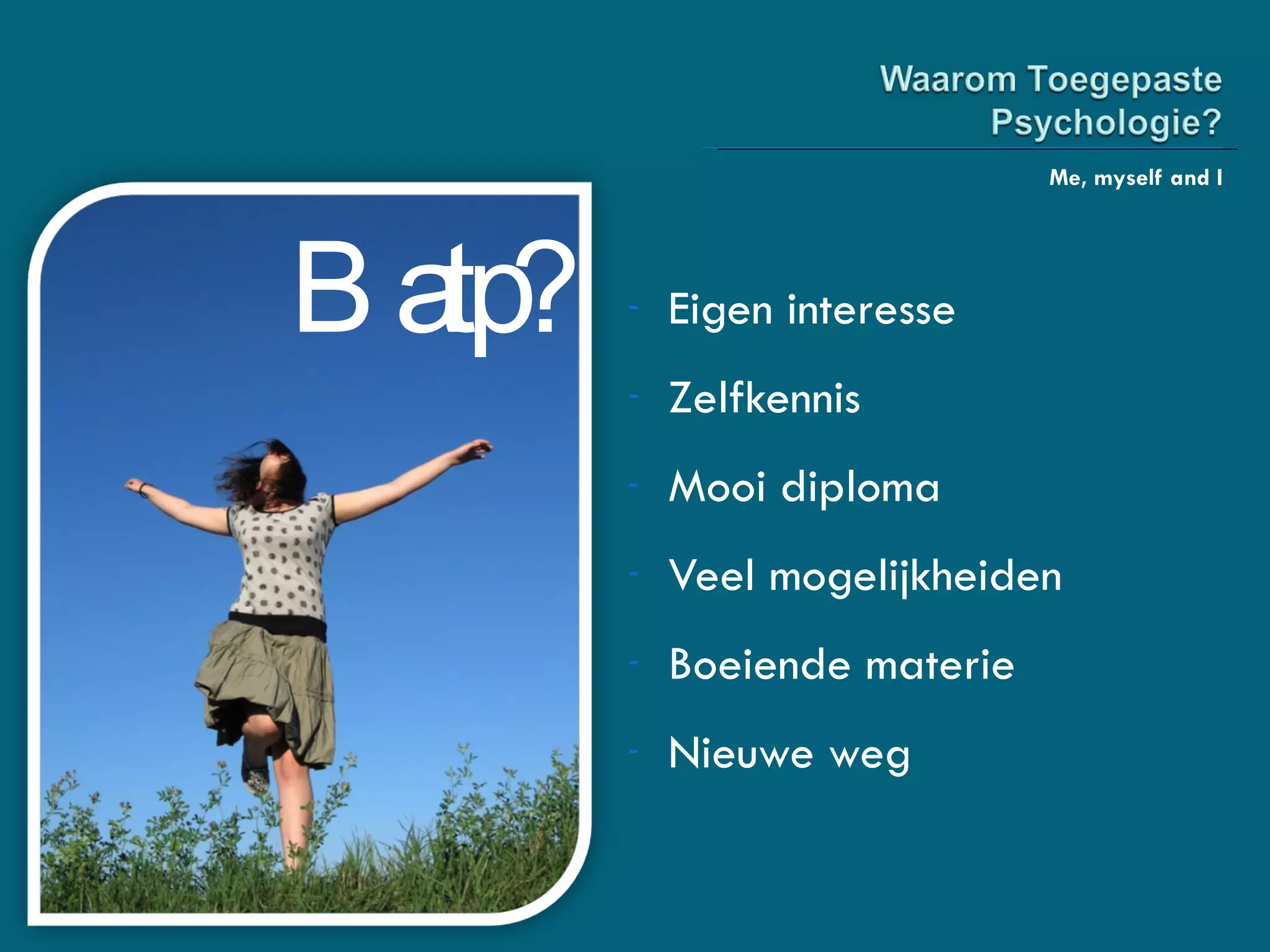 Me, Myself and I | PPT