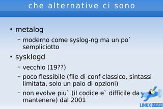 Mezzora syslog-ng | PPT