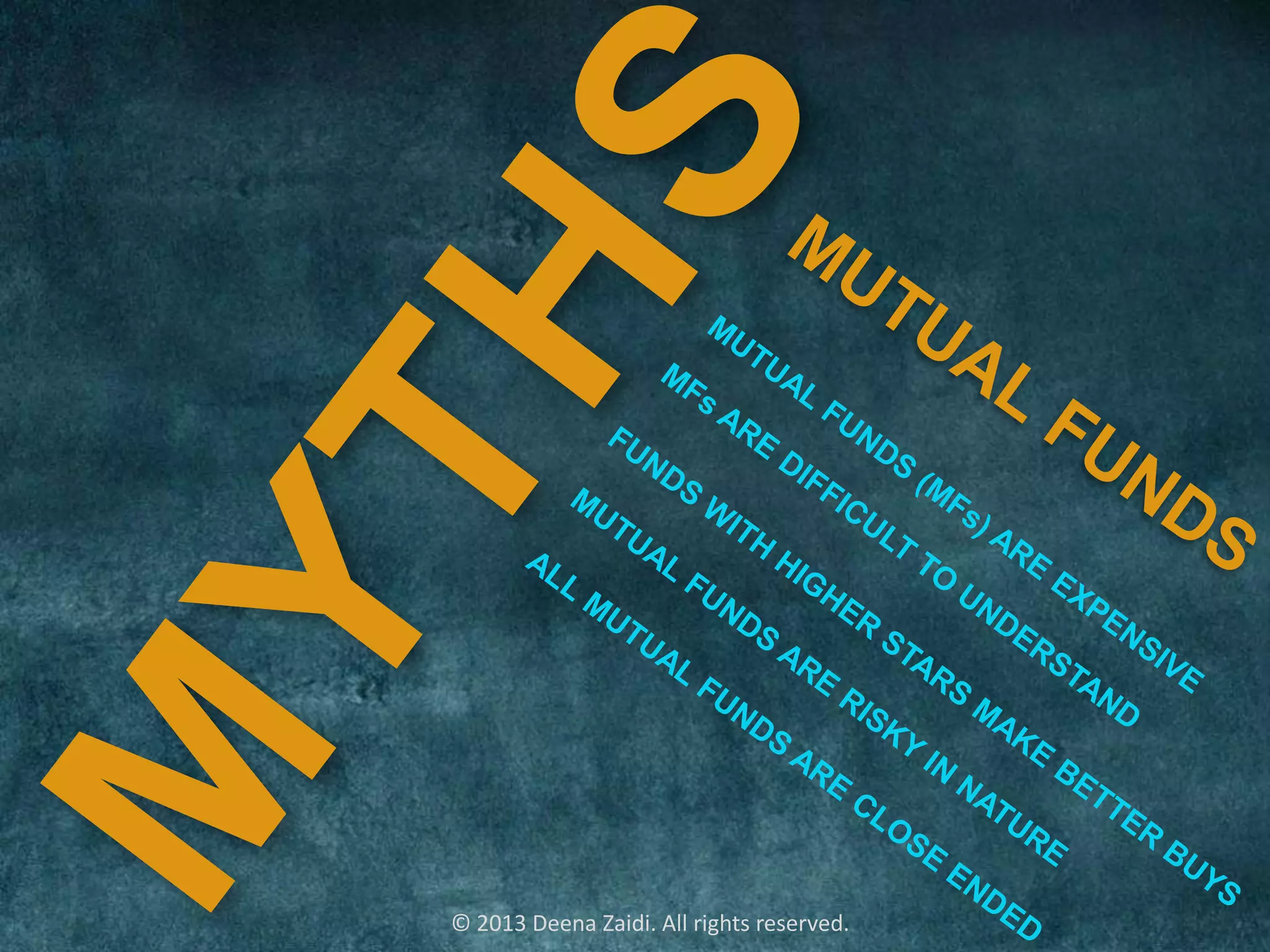 Mutual Funds for a cautious investor! | PPT