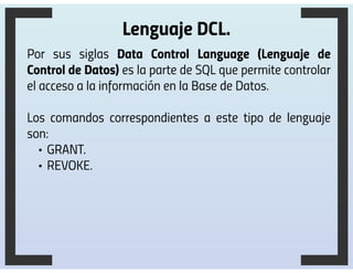 Modelo Físico (Lenguaje SQL). | PPT