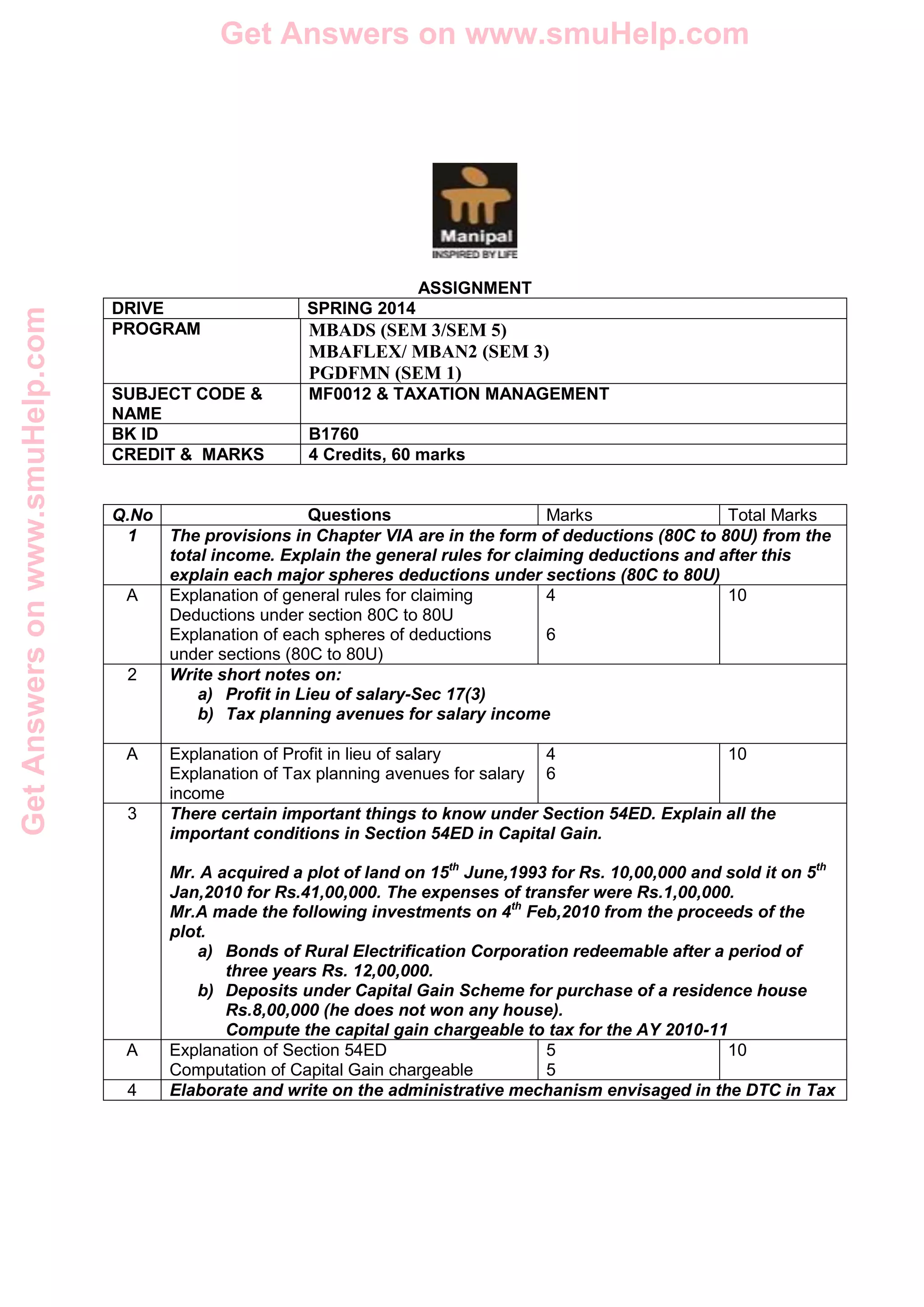 Mf0012 | PDF | Business Accounting & Finance | Business