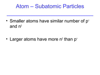 Components of Matter | PPT