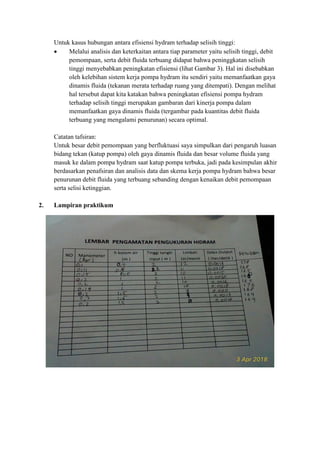 Analisis Hydraulic Ram Pump (HYDRAM) | PDF