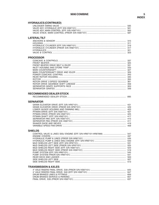 Massey Ferguson 9690 combine parts catalog | PDF