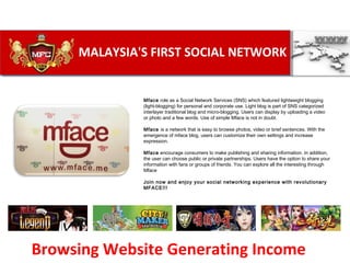 Mface presentation english | PPT