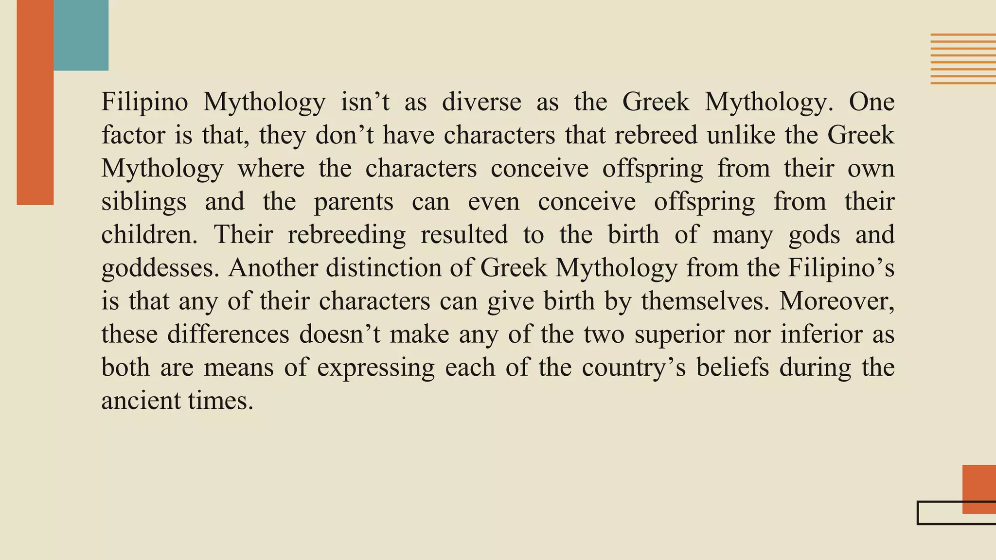 Greek and Filipino Mythology | PPTX