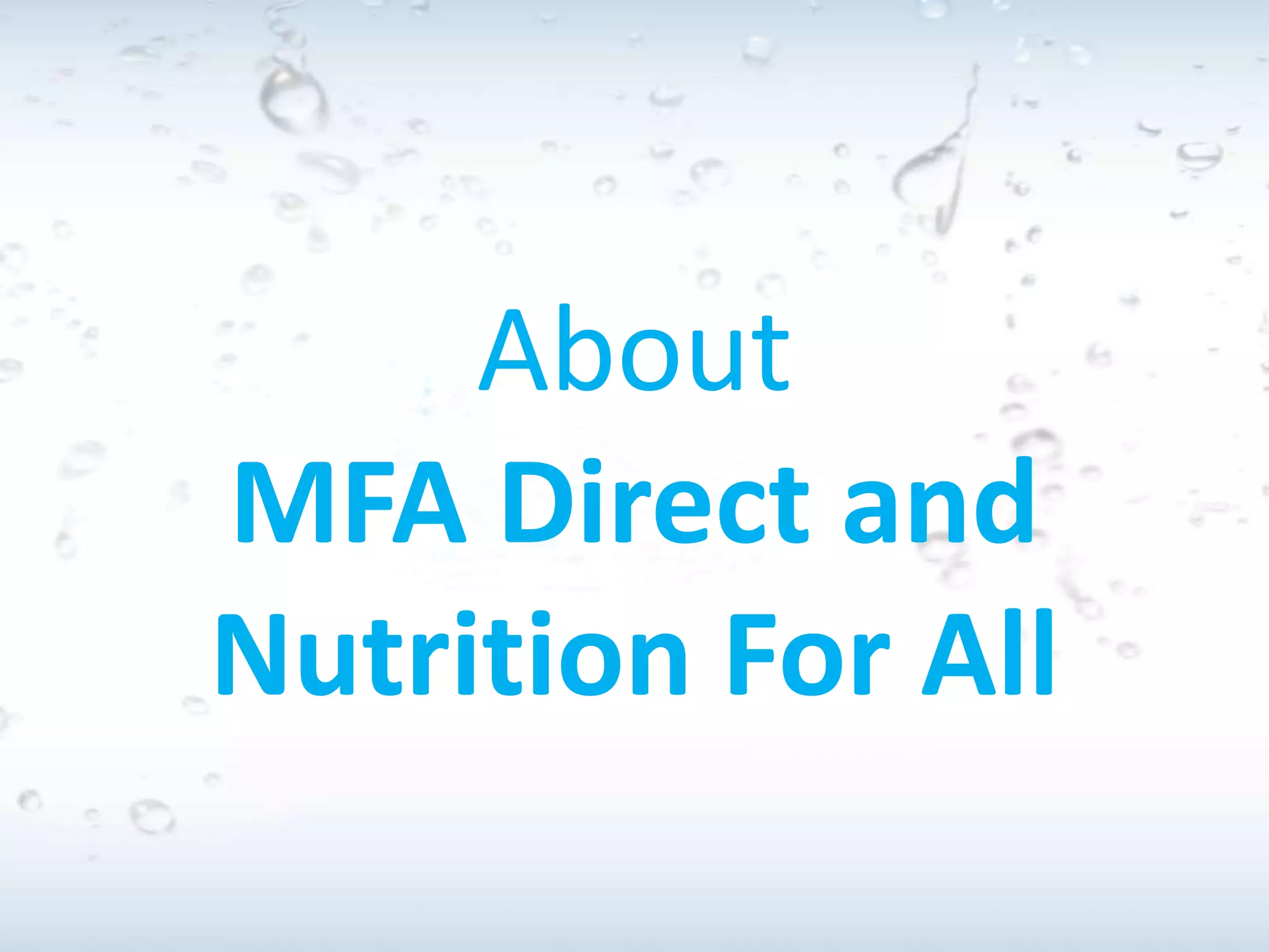 MfaDirect Income Plan - Dr.Dave