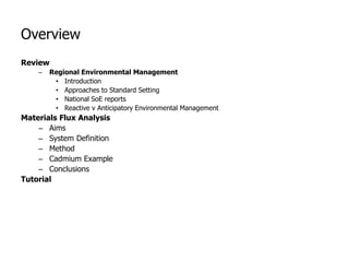 Materials Flux Analysis @myassignmenthelp.net
