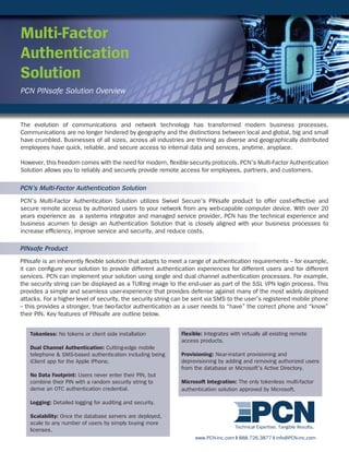 Multi-Factor Authentication | PDF | Internet | Computing