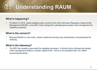 MFA RAUM Calculation | PDF