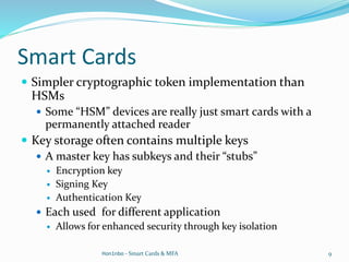 Intro to Smart Cards & Multi-Factor Authentication | PPTX