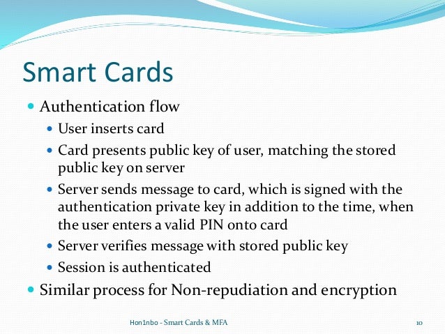 Intro to Smart Cards & Multi-Factor Authentication